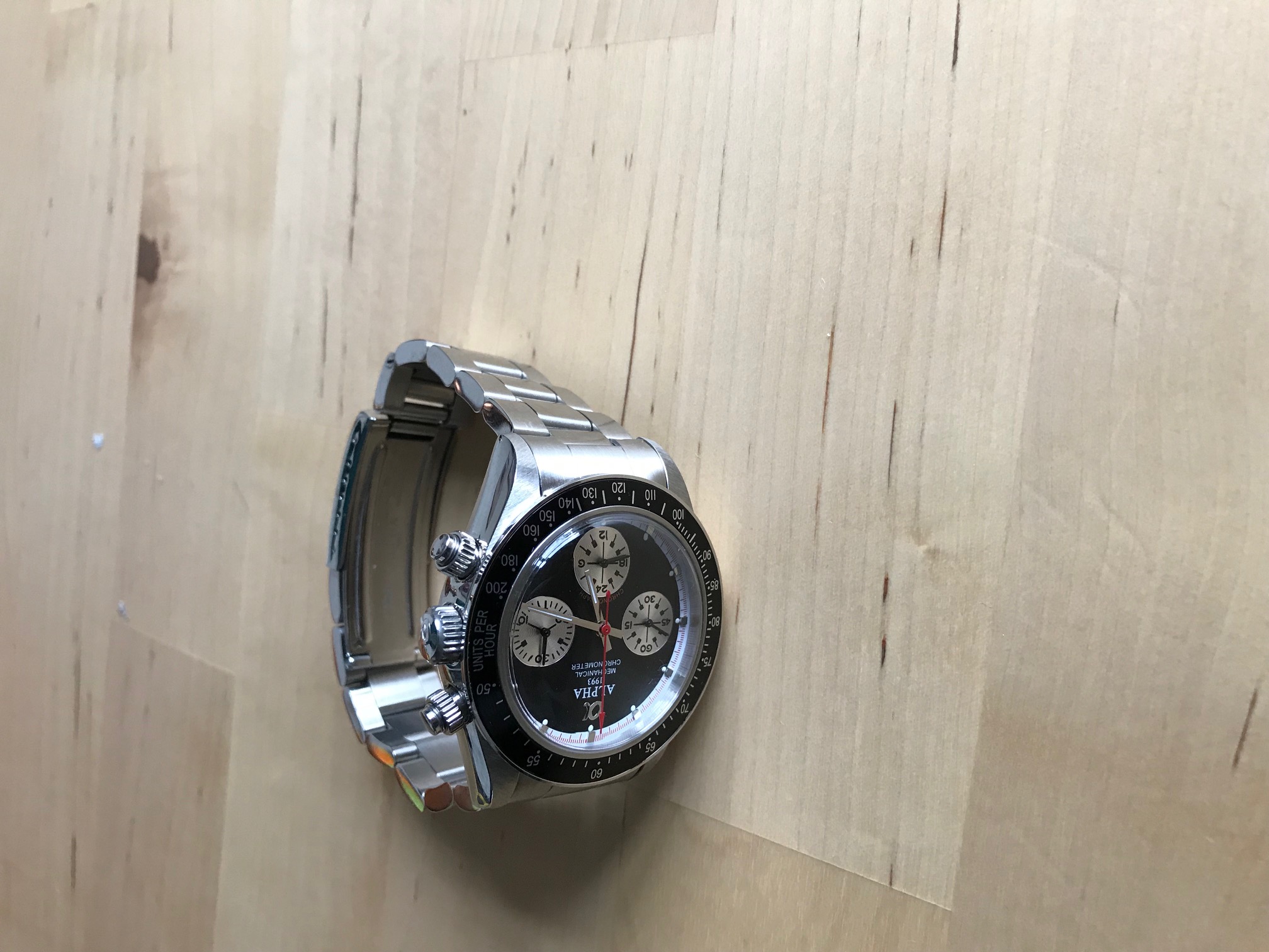 Alpha Mechanical Chronograph Men’s Watch – ID: 142 | Shop Cheaper Online