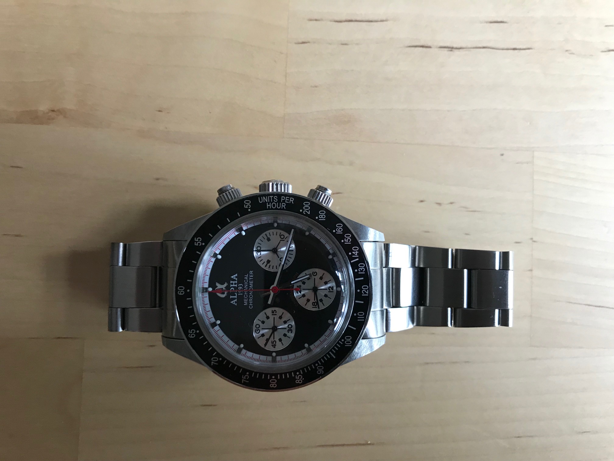 Alpha Mechanical Chronograph Men’s Watch – ID: 142 | Shop Cheaper Online